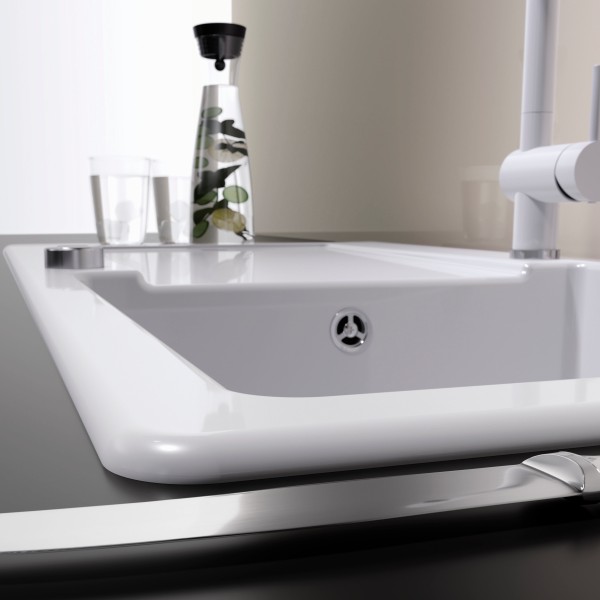 overmounted sink